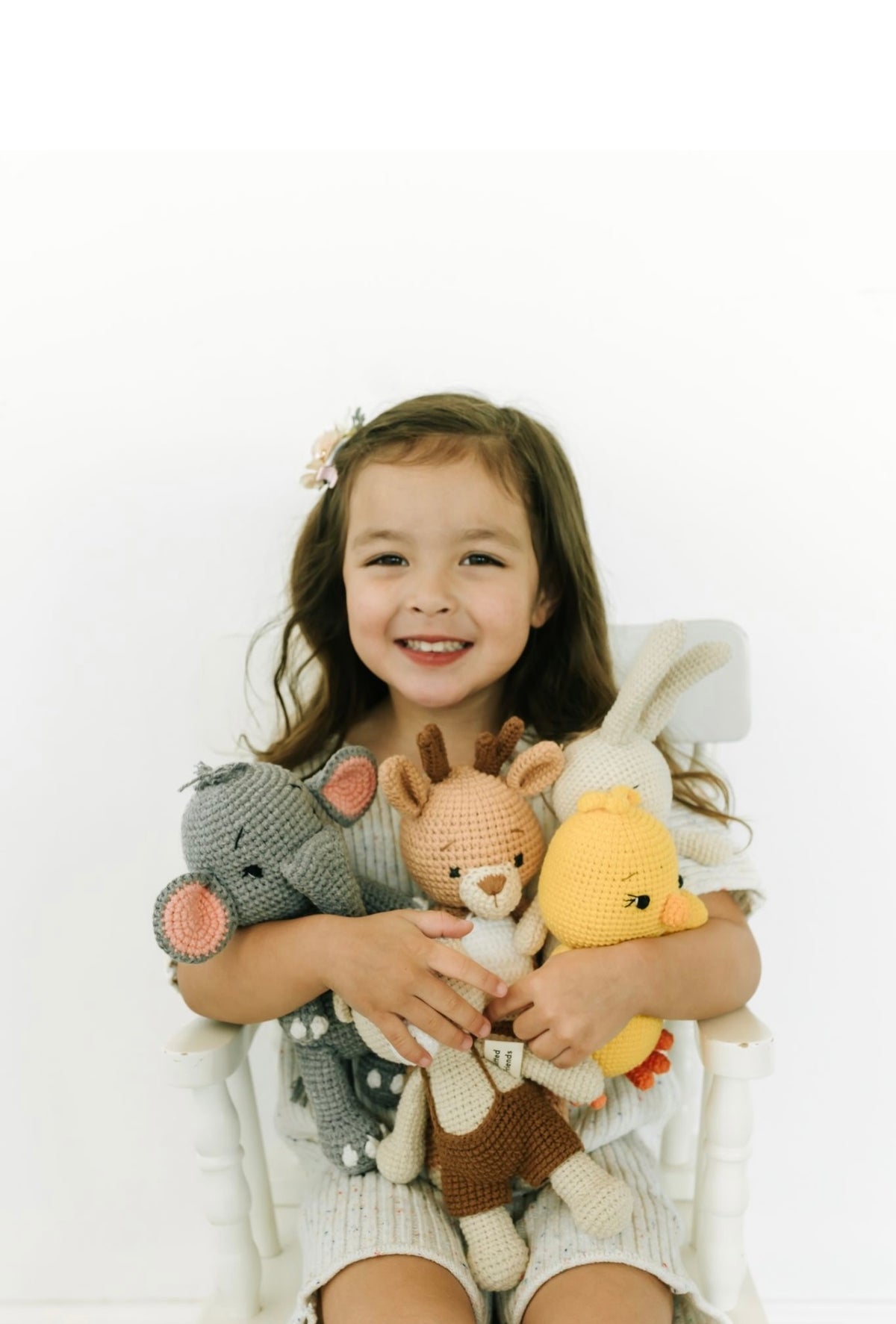 Knitted Friends Handmade Crochet Keepsake Toys & Rattles